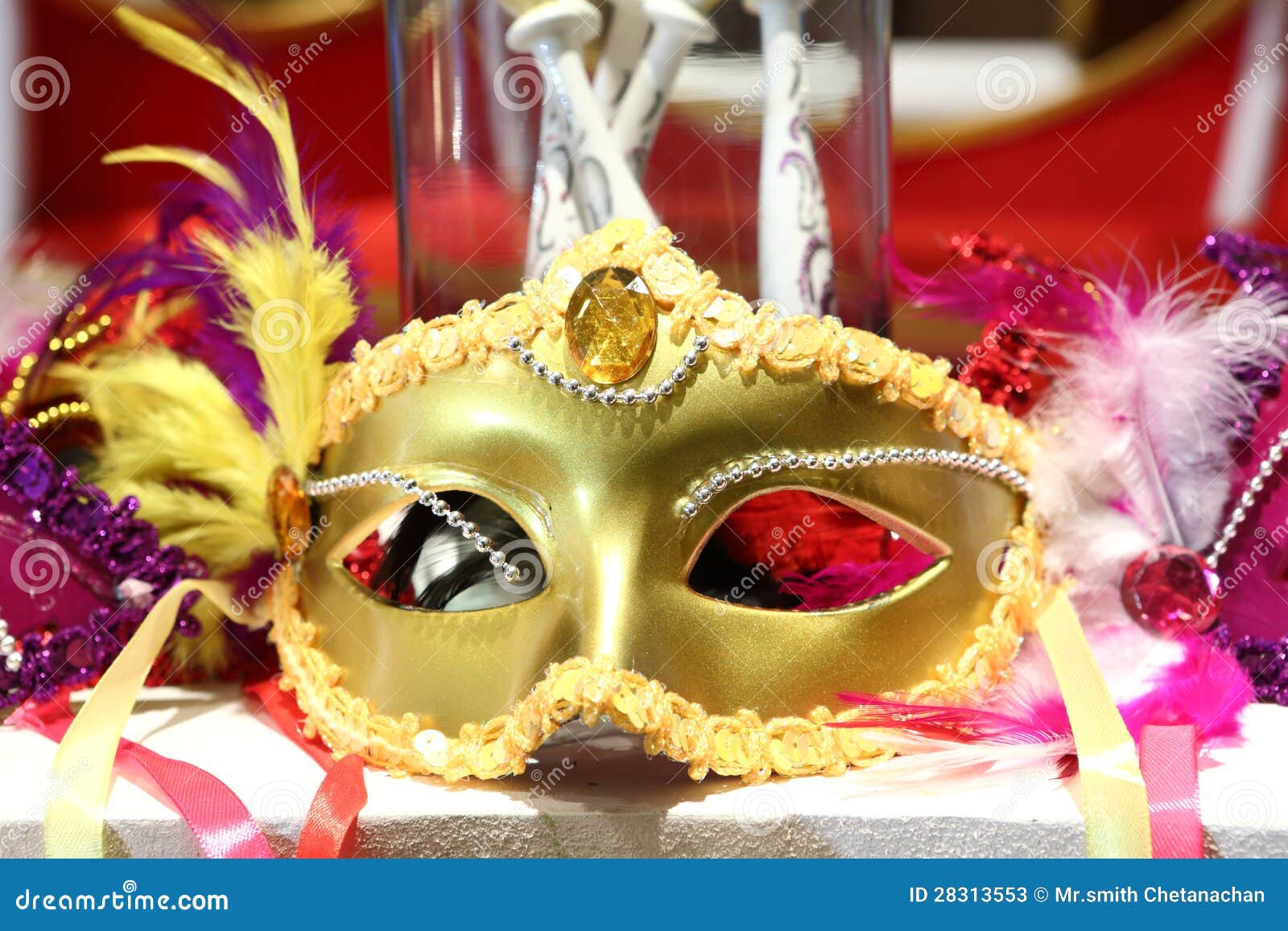 Golden mask stock image. Image of dress, christmas, gold - 28313553