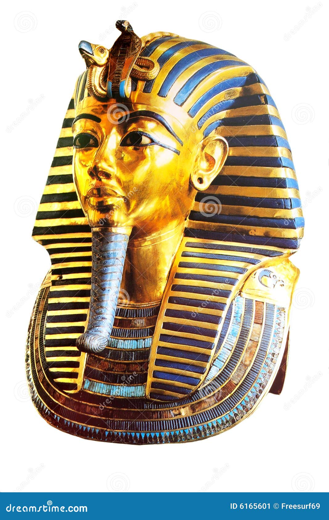 Golden mask stock image. Image of king, head, africa, ancient - 6165601