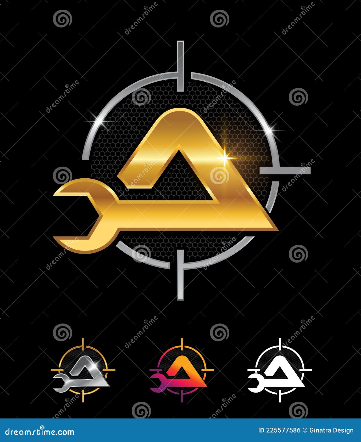 Aa Logo, A A Initial Logo With Crown. Elegant Letter Sport Logo, Shield ...