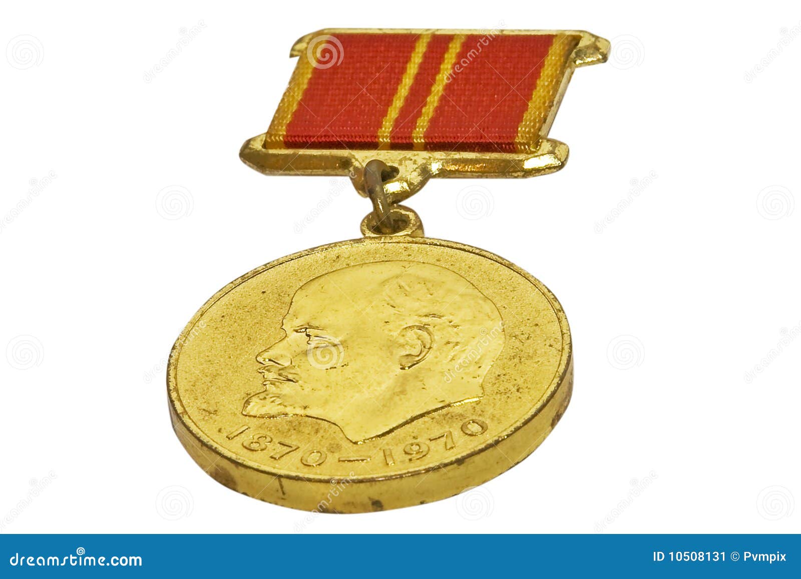 Golden Medal of Lenin stock image. Image of ussr, order - 10508131