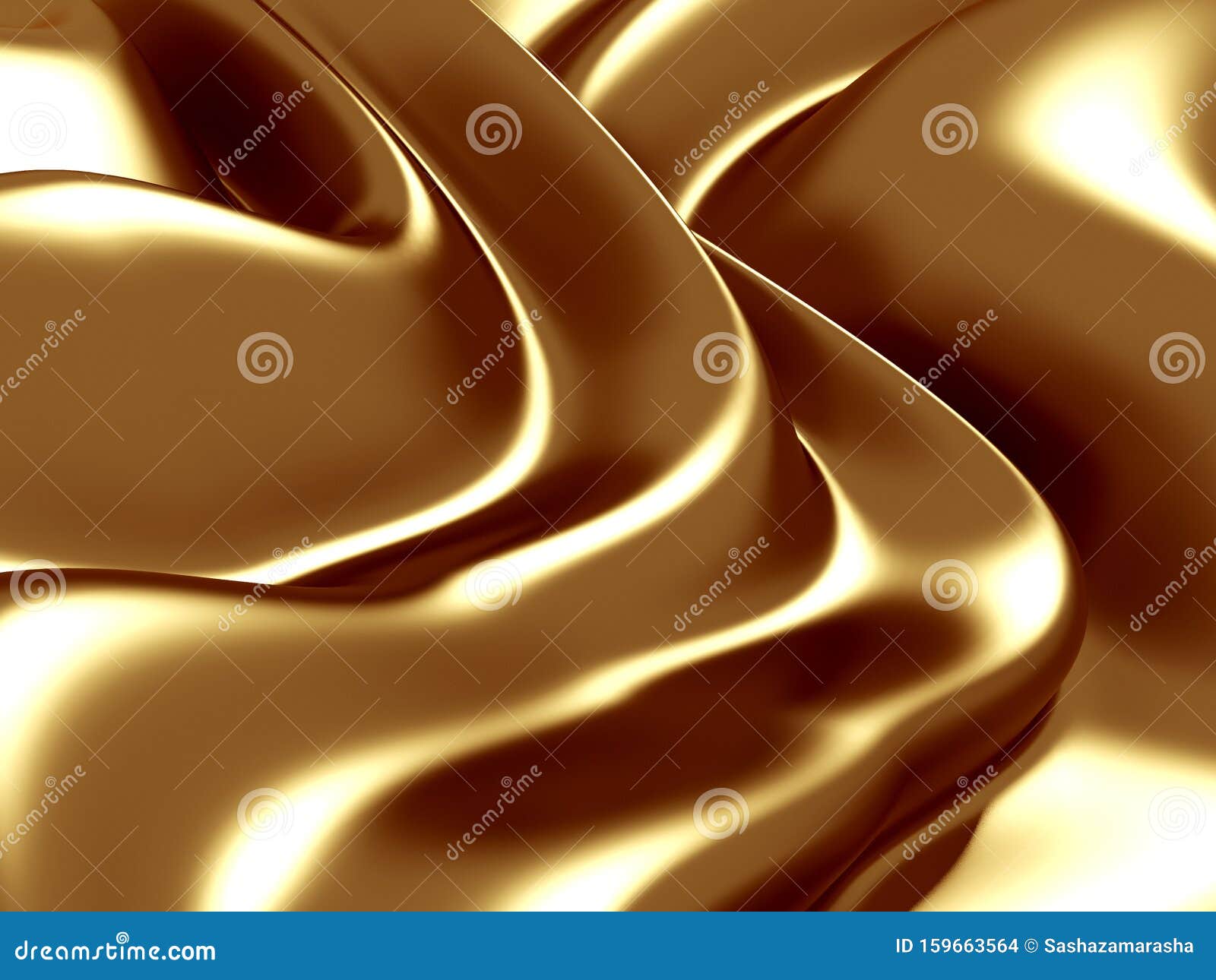Golden Melt Lines Curves Luxury Background Stock Photo | CartoonDealer ...