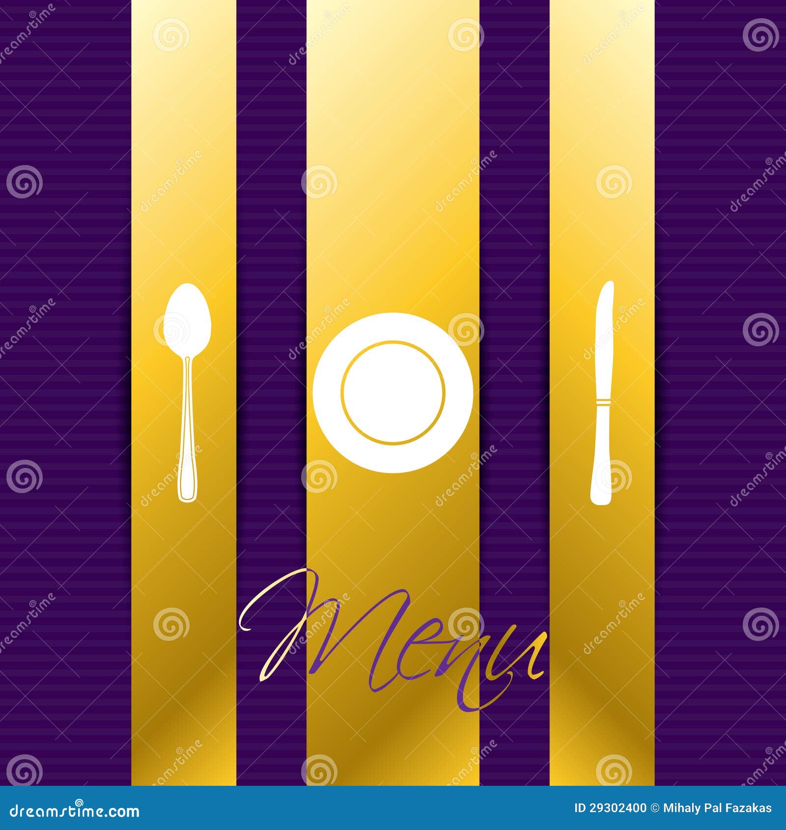 Golden Menu Card Royalty-Free Stock Image | CartoonDealer.com #27527170