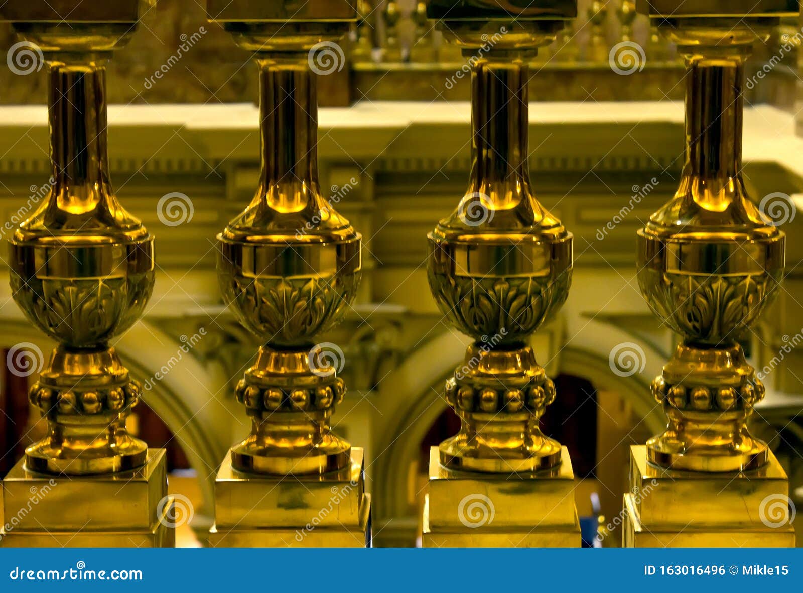 Golden Balusters Royalty-Free Stock Photo | CartoonDealer.com #27971487