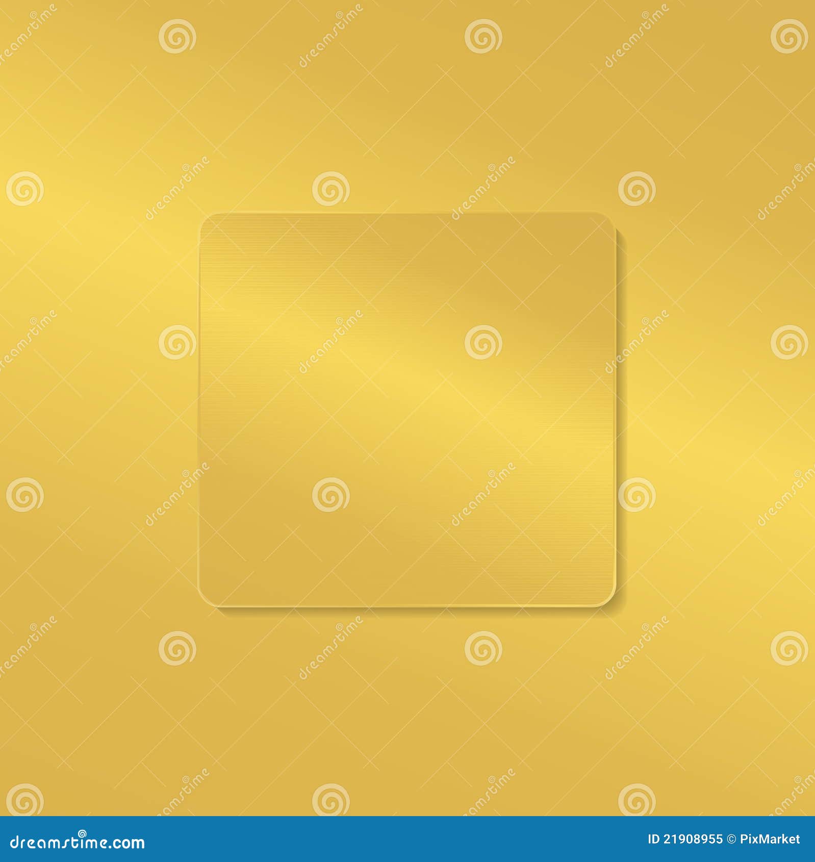 Golden Metal Board stock vector. Illustration of steel - 21908955