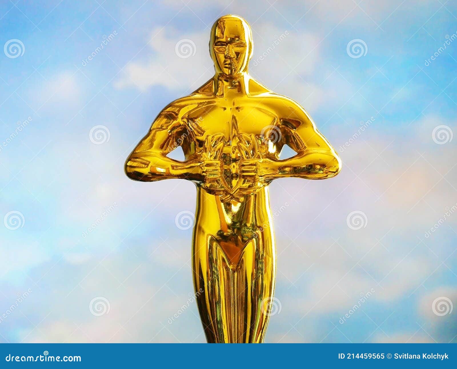 Golden Metal Man Statue Closeup Editorial Image - Image of macro, gold ...