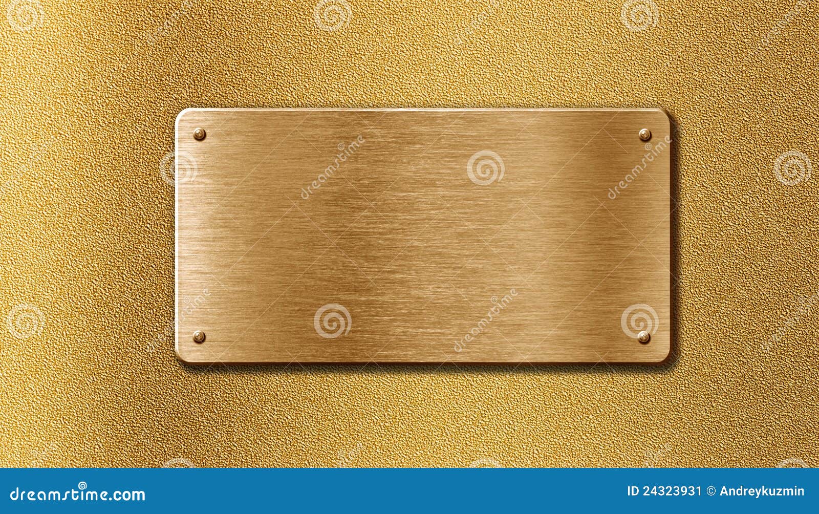 Golden metal plate stock image. Image of bronze, alloy - 24323931