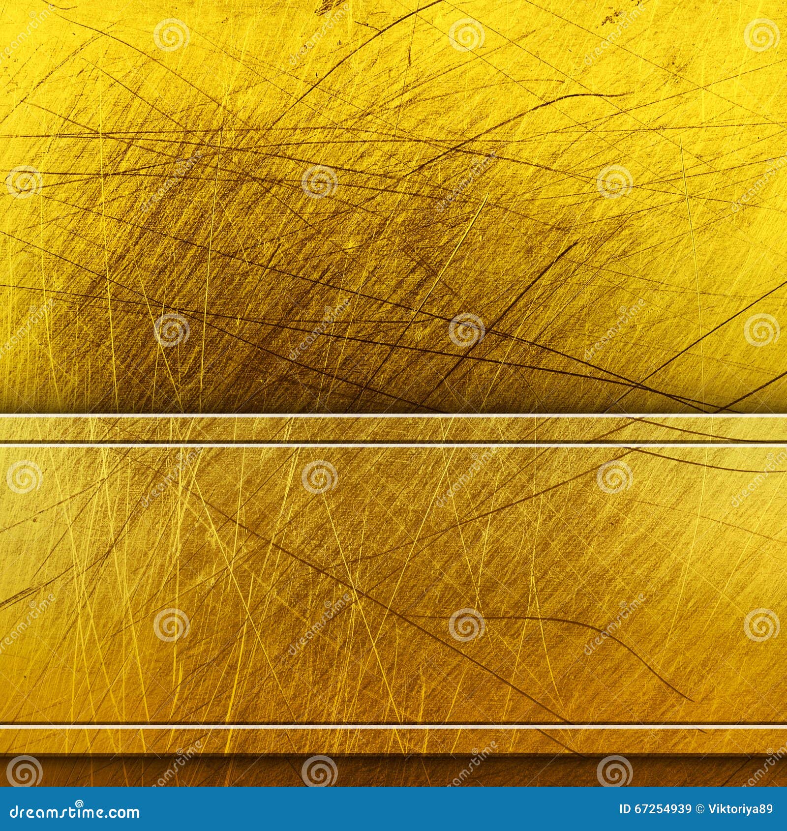 Golden metal plate stock illustration. Illustration of close - 67254939