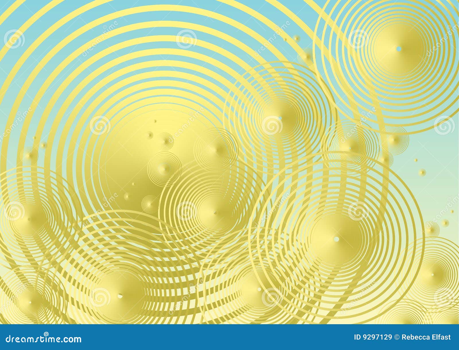 Golden Metallic Bubble Background Stock Vector - Illustration of ...
