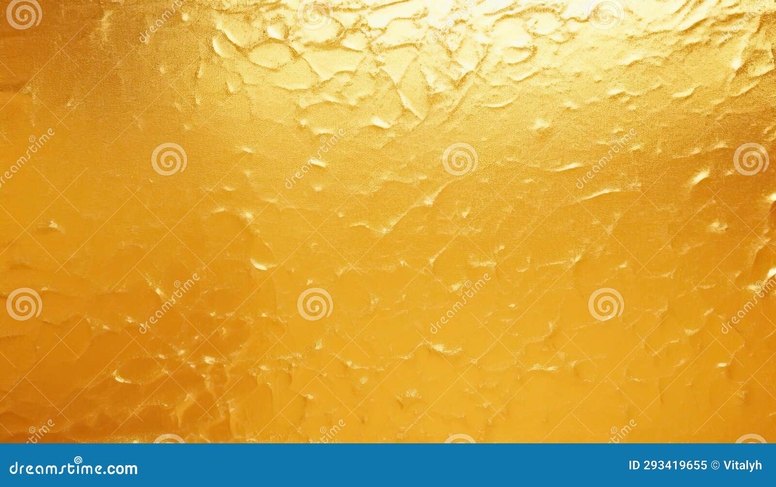 Golden Metallic Paint on a Wall with Irregularities. Gold Texture on a ...