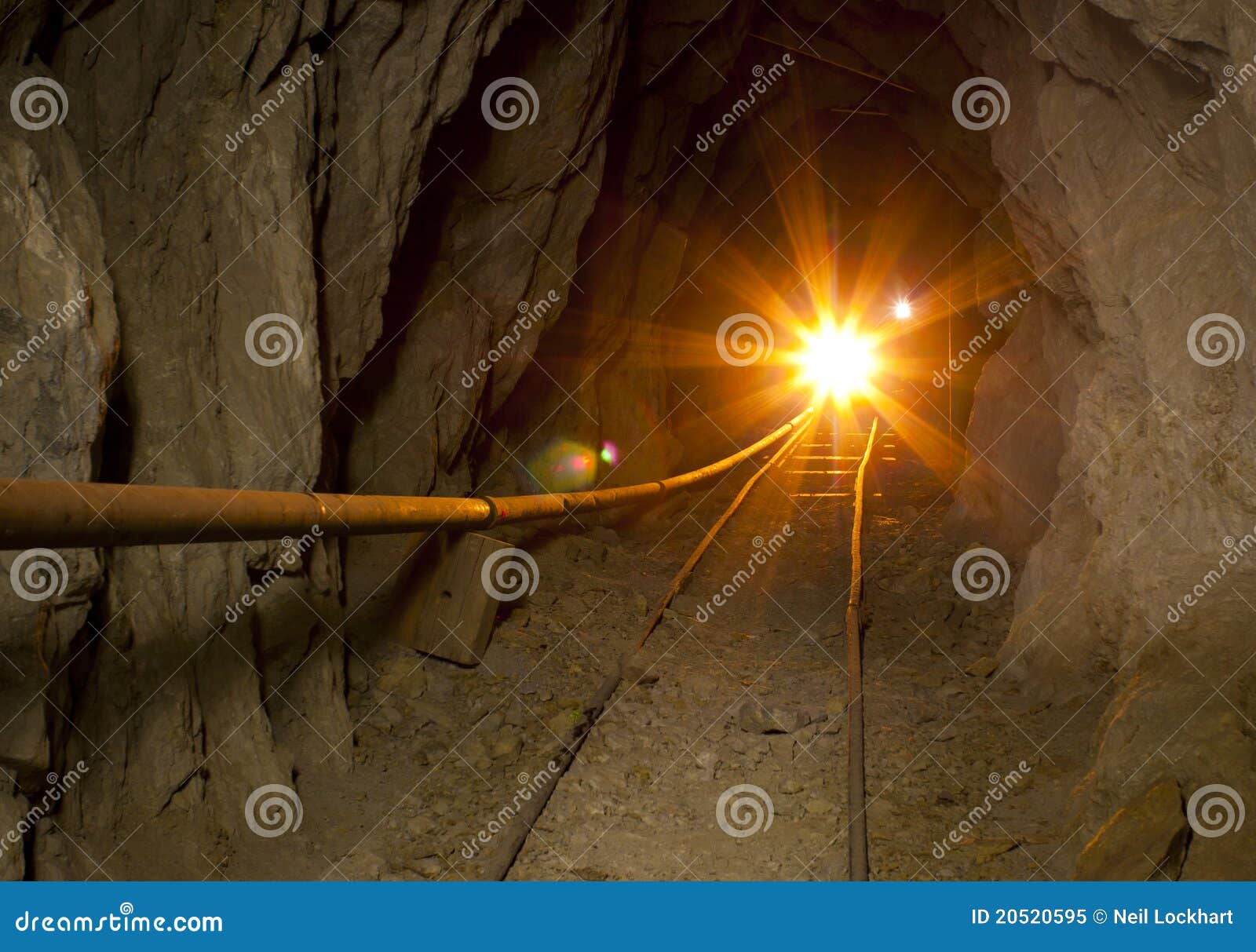 Collapsing Mine Tunnel Royalty-Free Stock Photography | CartoonDealer ...