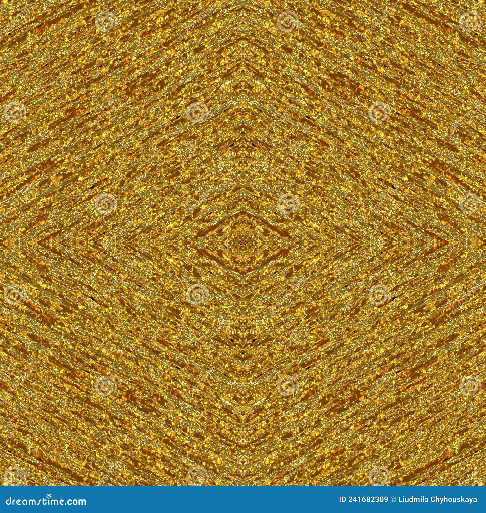 Golden Mirror Seamless Texture with Diagonal Noise. the Rough Surface ...