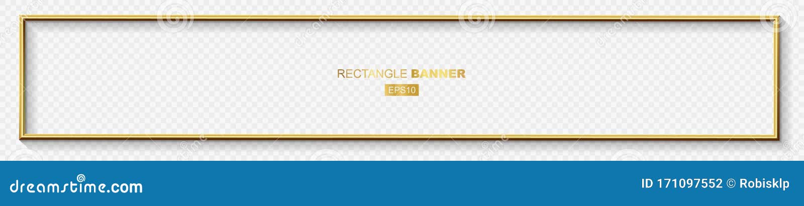Golden Modern Frame Border Design for Advertisement Banner Stock Vector ...