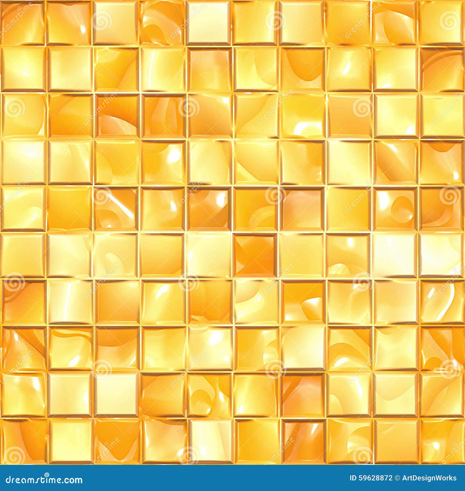 Golden mosaic texture stock illustration. Illustration of background ...