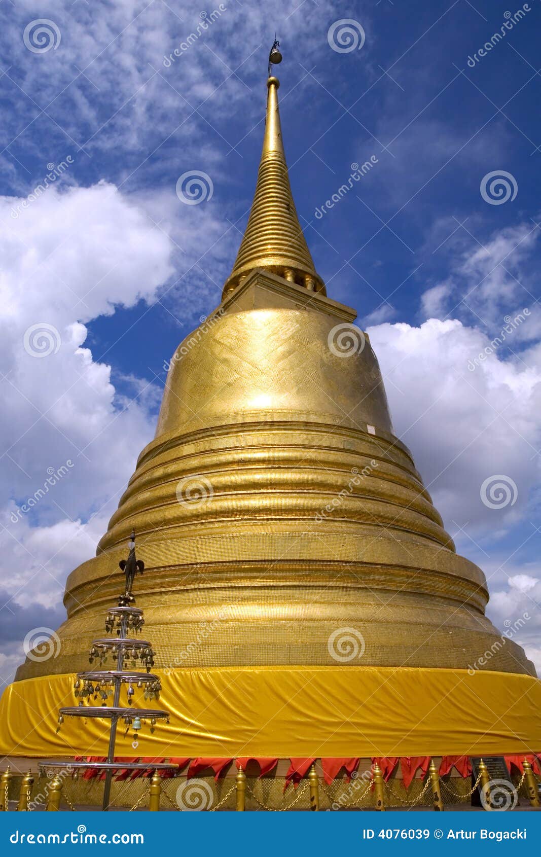 Golden Mount stock image. Image of asia, buddhist, holy - 4076039