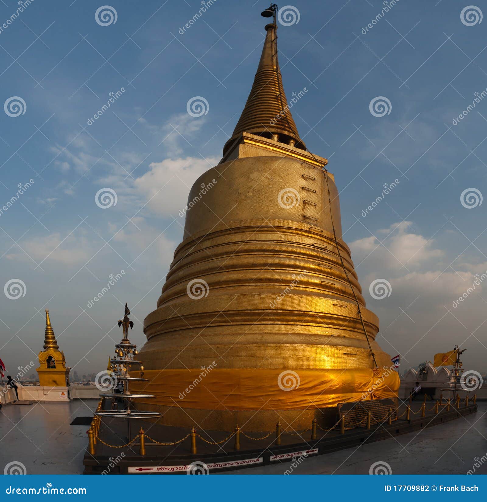 Golden Mount Temple (Wat Sakate) Stock Photo - Image of ethnicity ...