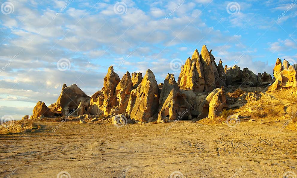 Golden Mountains stock image. Image of arrangement, color - 11423397