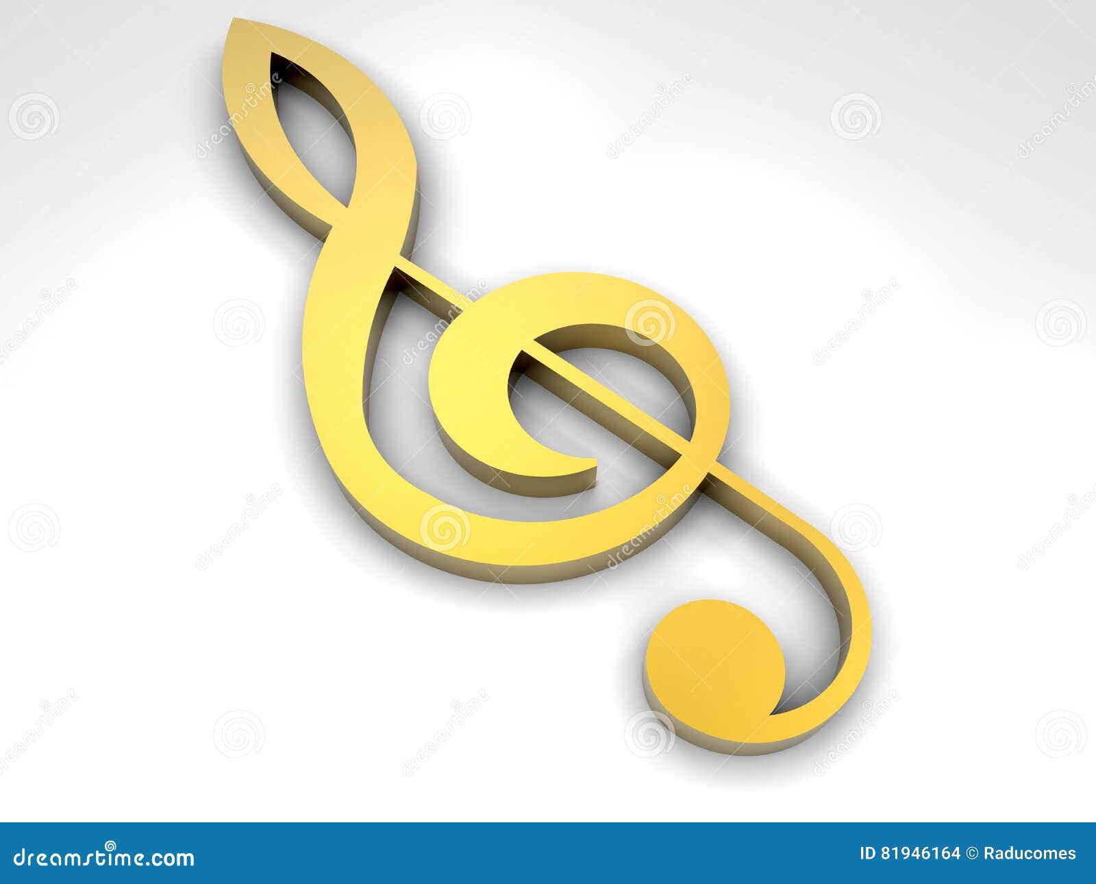 Golden music symbol stock illustration. Illustration of music - 81946164