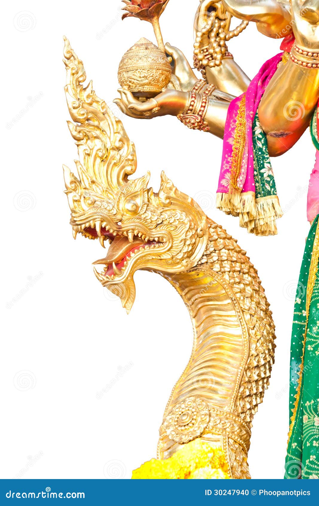 Golden Naga Scale For Pattern And Background Stock Photography ...