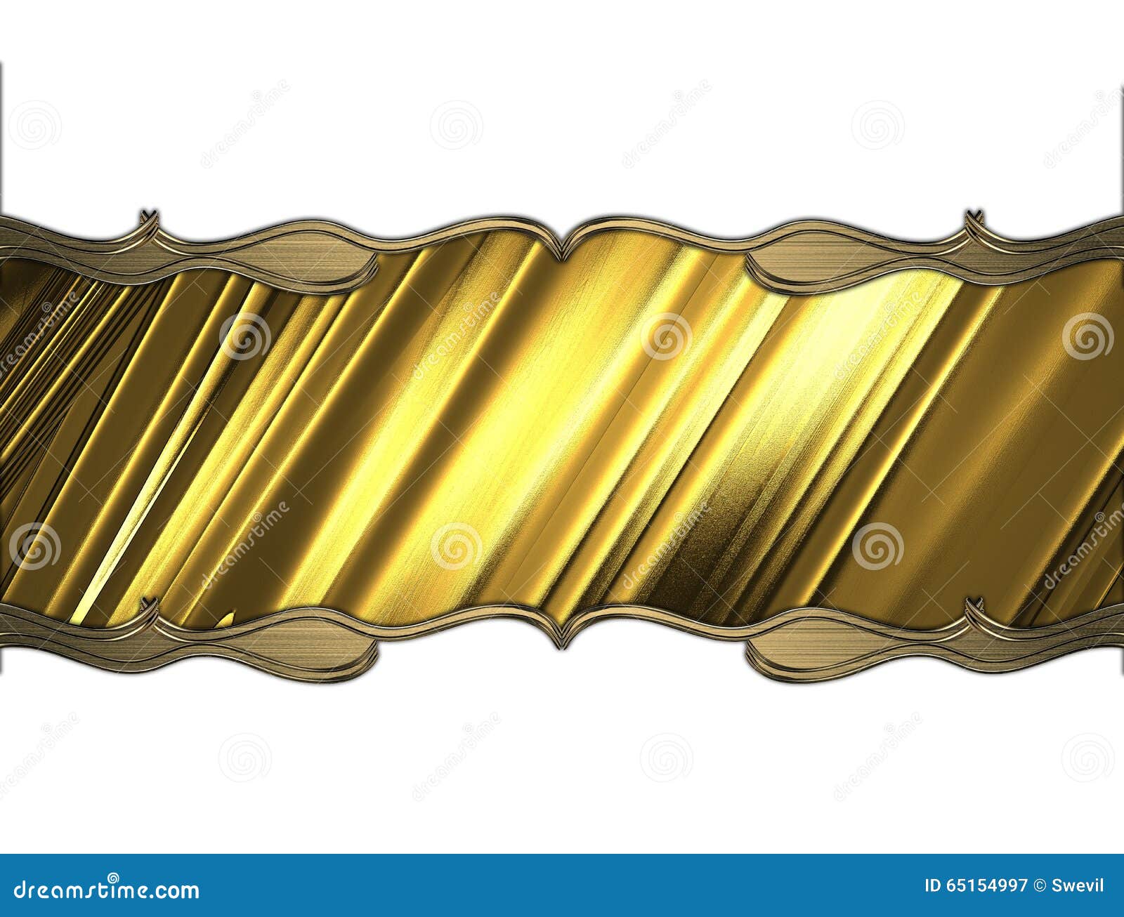 Golden Nameplate Royalty-Free Stock Photo | CartoonDealer.com #7185087