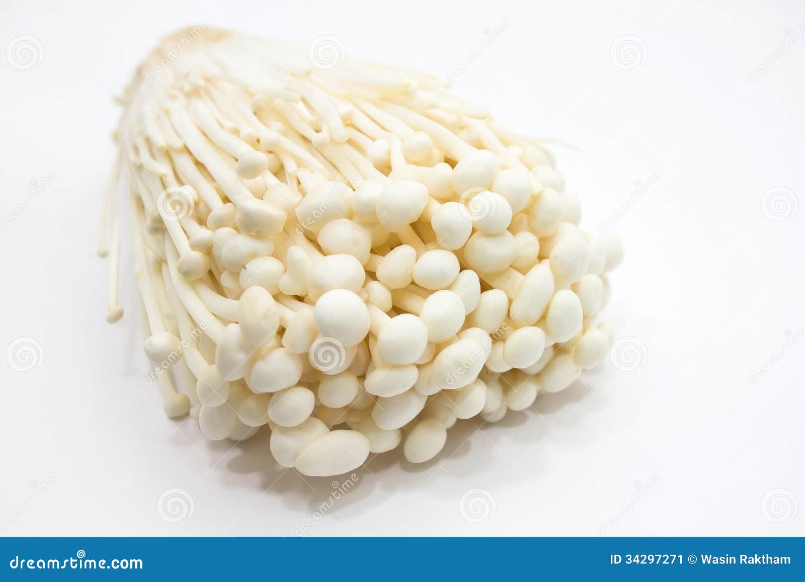 Golden Needle Mushroom stock image. Image of needle, biological - 34297271