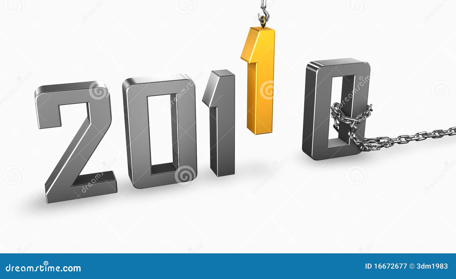 Golden new year 2011 stock illustration. Illustration of number - 16672677