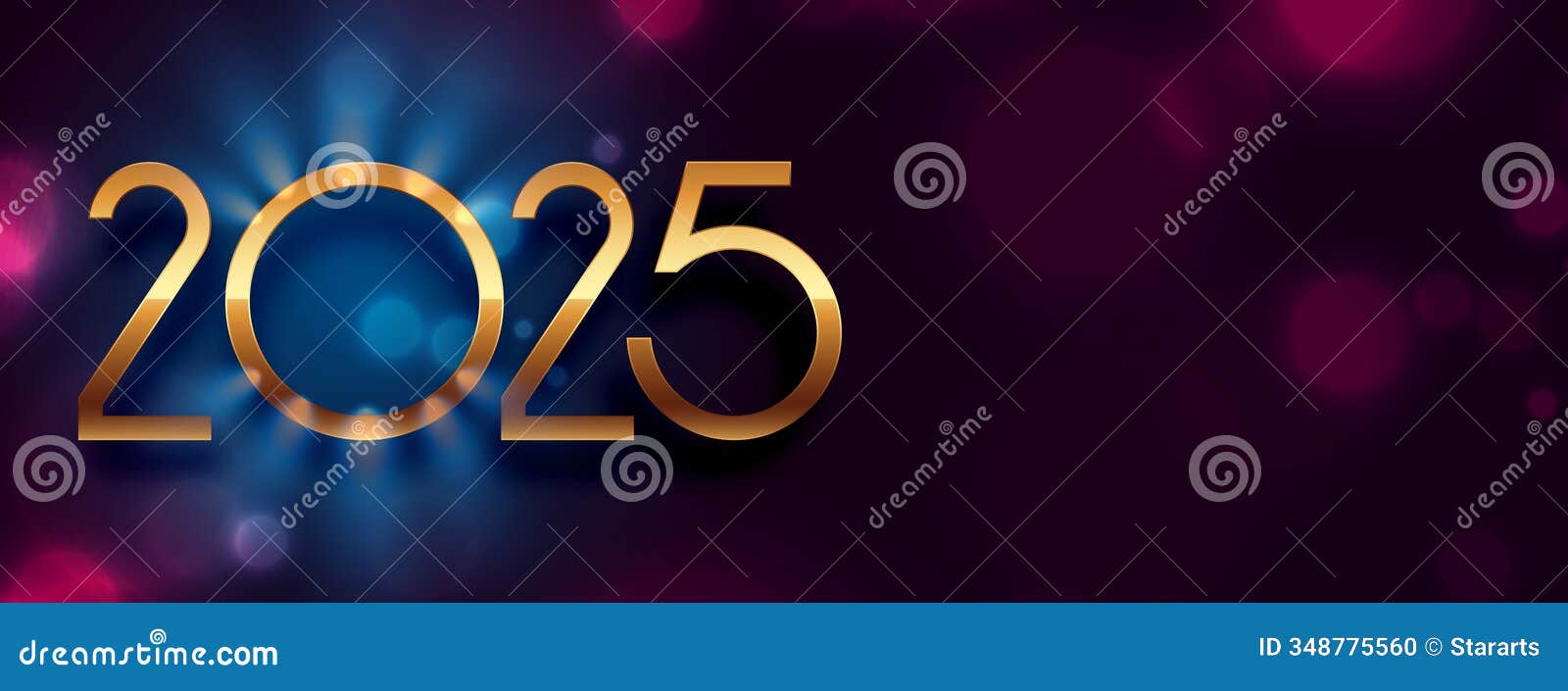 2025 Golden Glitter Number. Shiny Elegant 2025 Glowing Digits Isolated ...