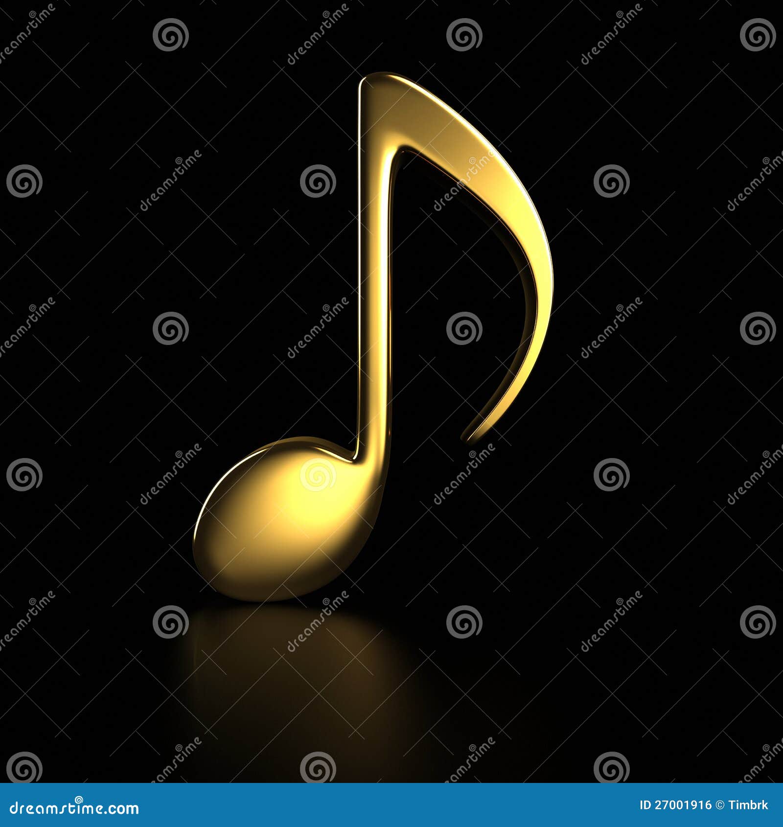 Golden note symbol stock illustration. Illustration of graphic - 27001916