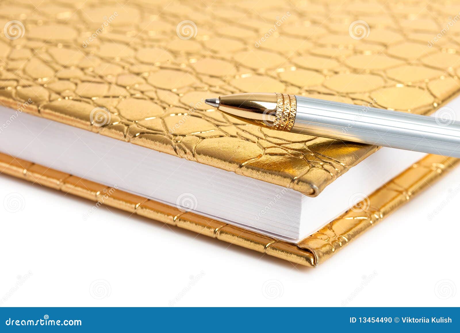 Golden notebook stock photo. Image of heap, memo, book - 13454490