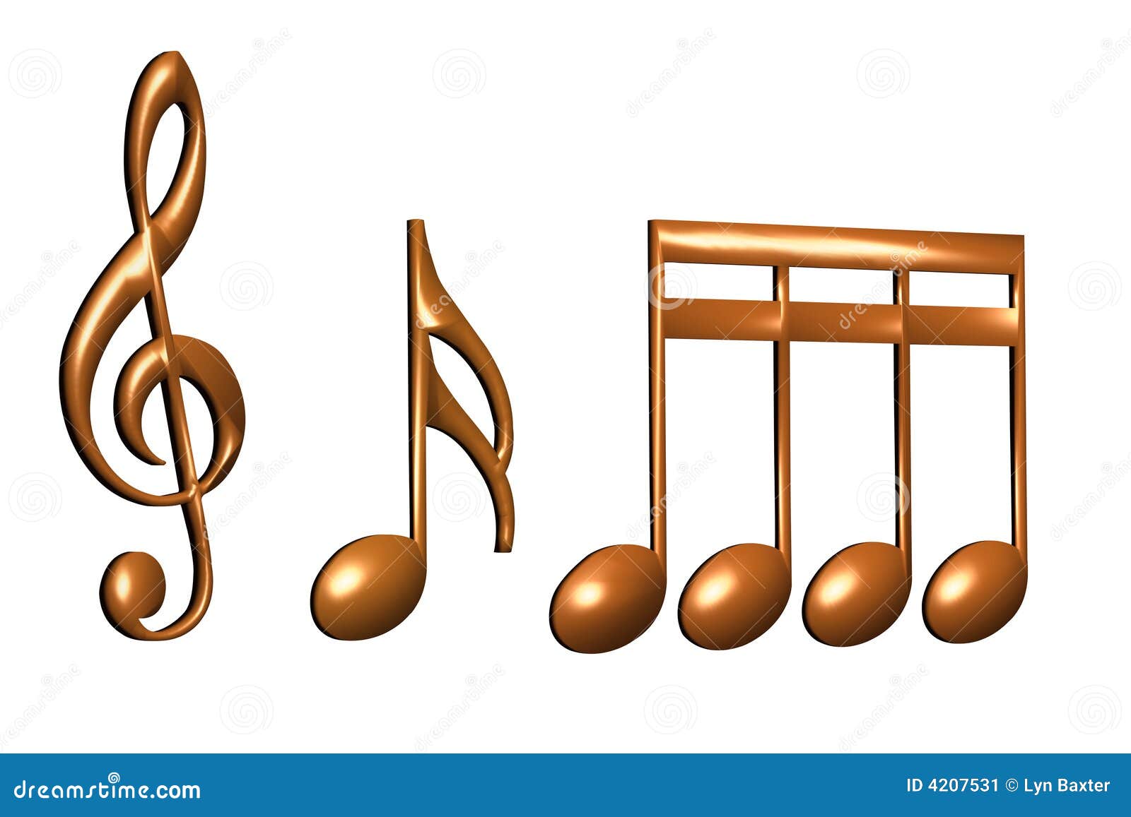 Golden notes stock illustration. Illustration of music - 4207531
