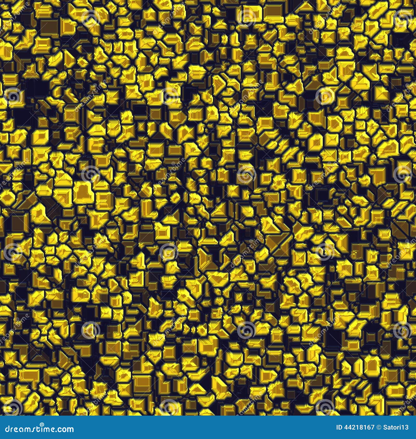 Golden nugget stock illustration. Illustration of pyrite - 44218167