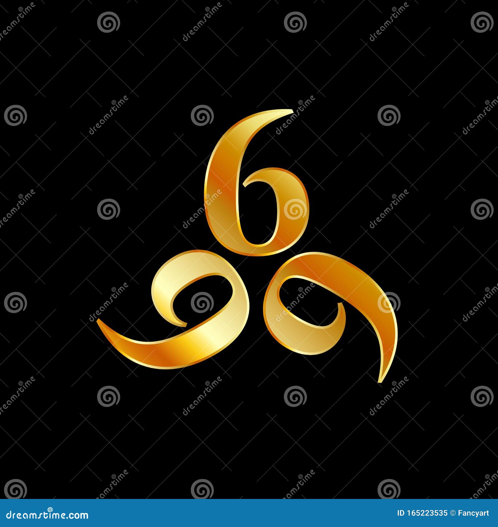 Golden 666- the Number of the Beast or Angel Symbol or Devils Number ... Golden 666- the Number of the Beast or Angel Symbol or Devils Number ...