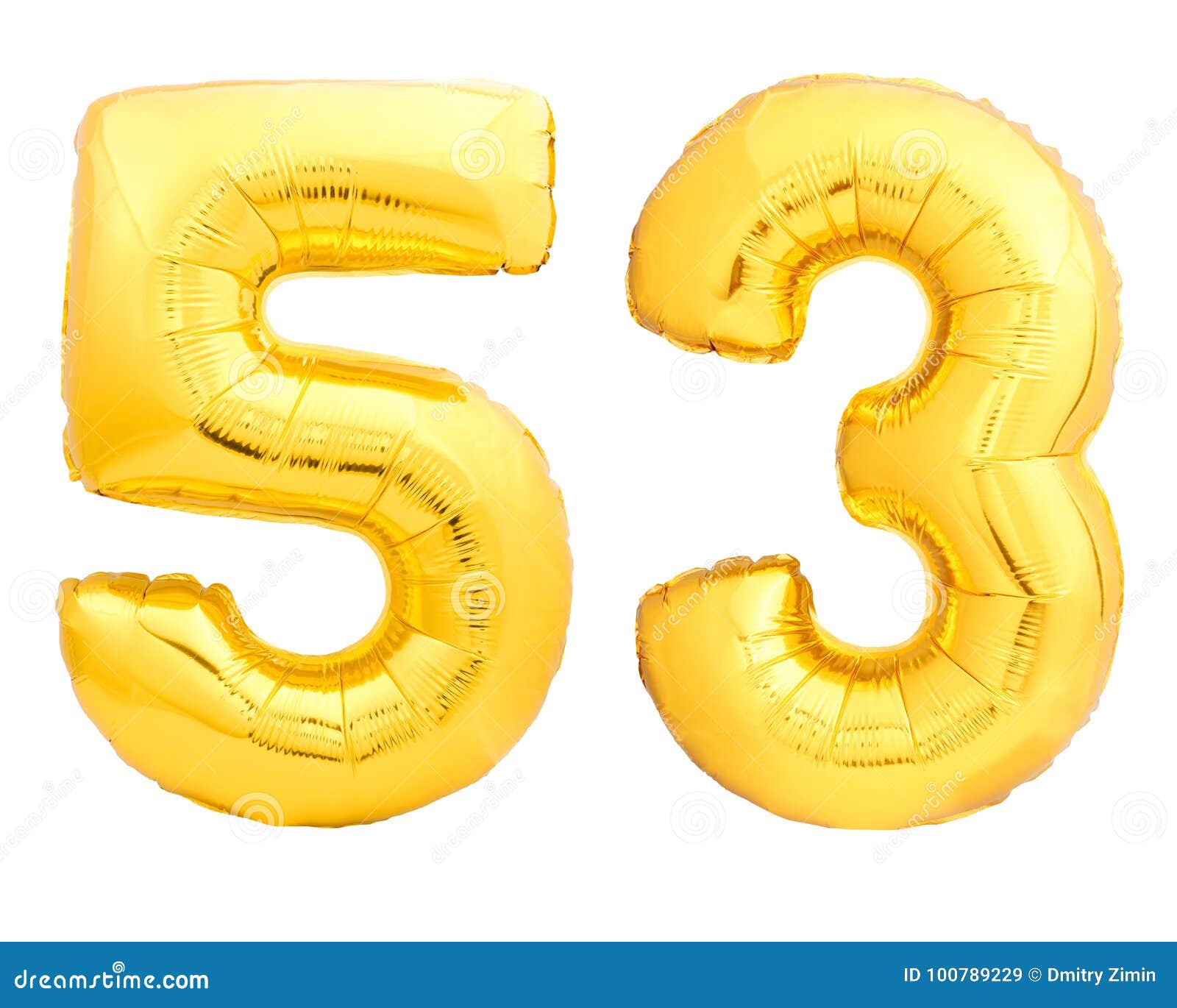 Golden Number 53 Fifty Three Made of Inflatable Balloon Stock Image ... Golden Number 53 Fifty Three Made of Inflatable Balloon Stock Image ...