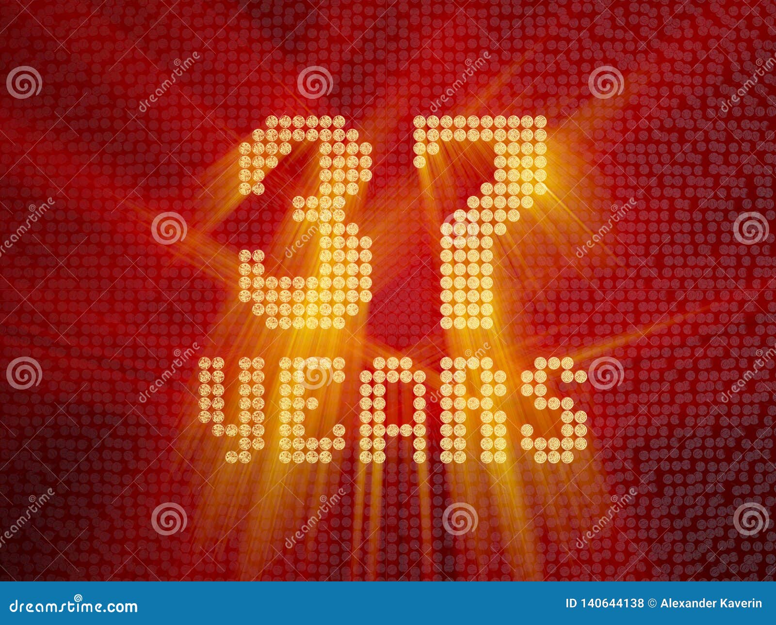 Golden Number Thirty-seven Years. 3D Render Stock Illustration ...