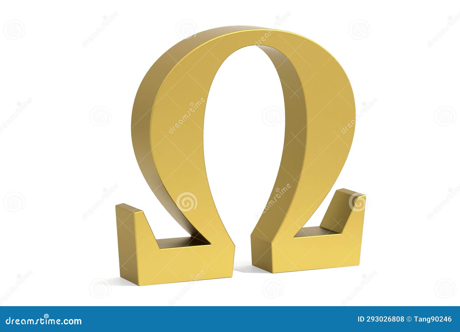 Golden Omega 3 On White Background. Vector Design. Logo Design. Logo ...