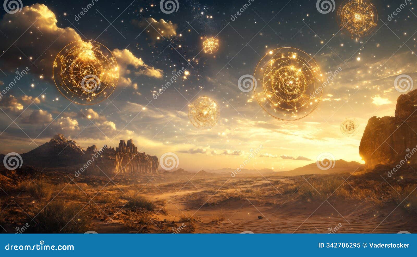 Celestial Patterns: Stunning Constellation Map On A Starry Night Sky ...