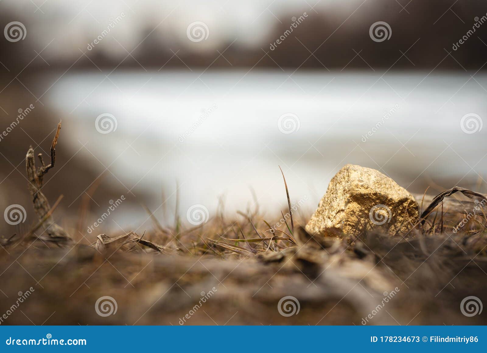 Gold stock image. Image of search, stone, golden, hunt - 178234673