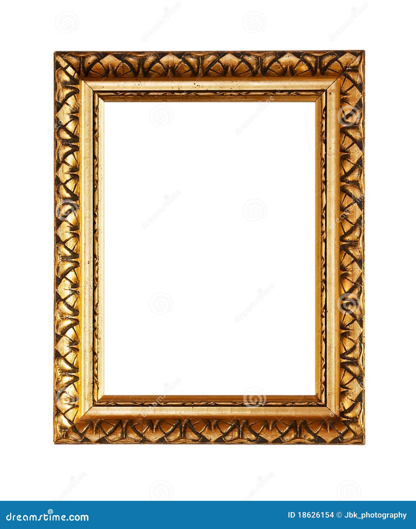 Golden Ornately Picture Frame Stock Photo - Image of ornately ...