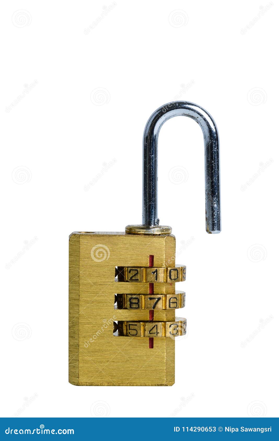 Golden Padlock with Pass-code or Password,combination Padlock is Stock ...