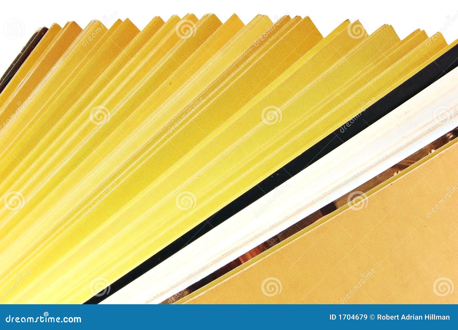 Golden pages stock image. Image of backdrop, publication - 1704679