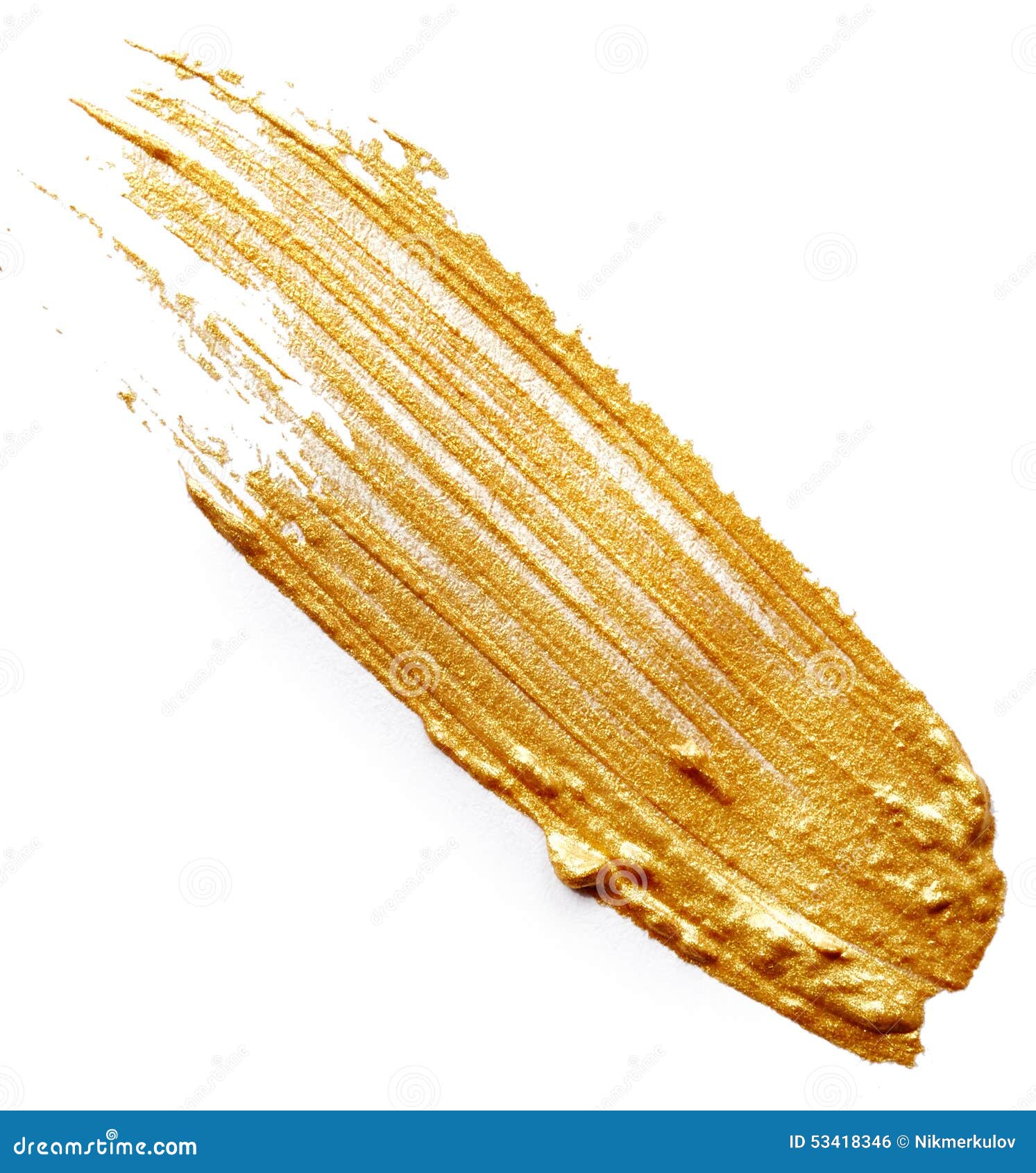 Golden paint stock photo. Image of gold, creativity, acrylic - 53418346