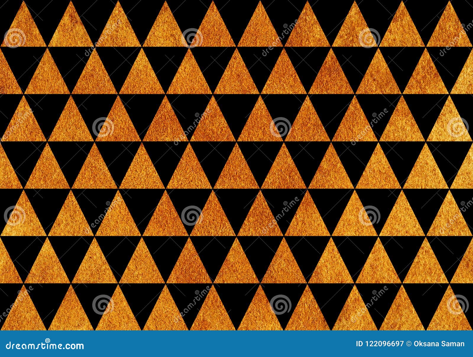 Golden painted pattern. stock illustration. Illustration of geometric ...