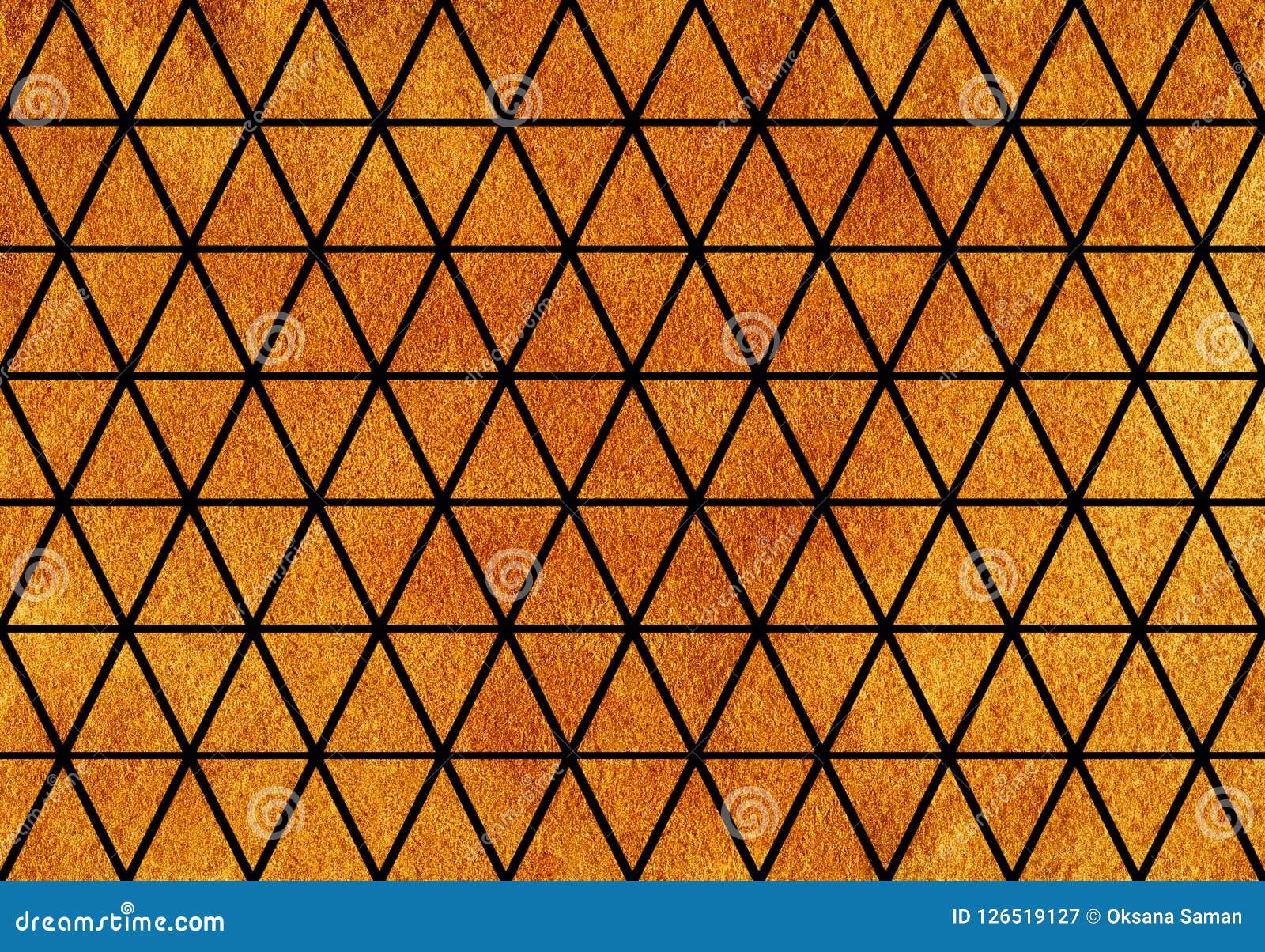 Golden painted pattern. stock illustration. Illustration of geometrical ...