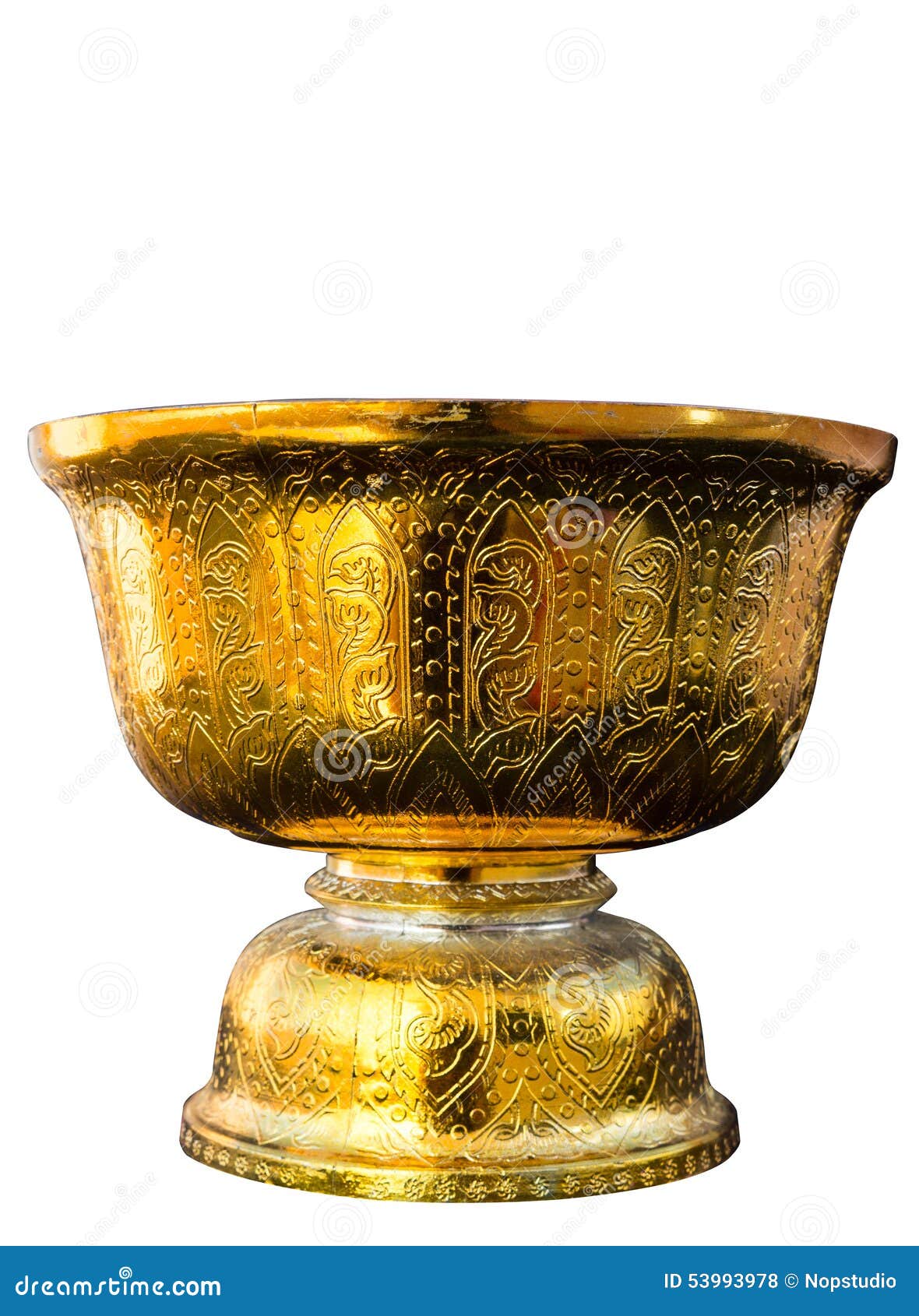 Golden pan stock photo. Image of culture, tools, inferior - 53993978
