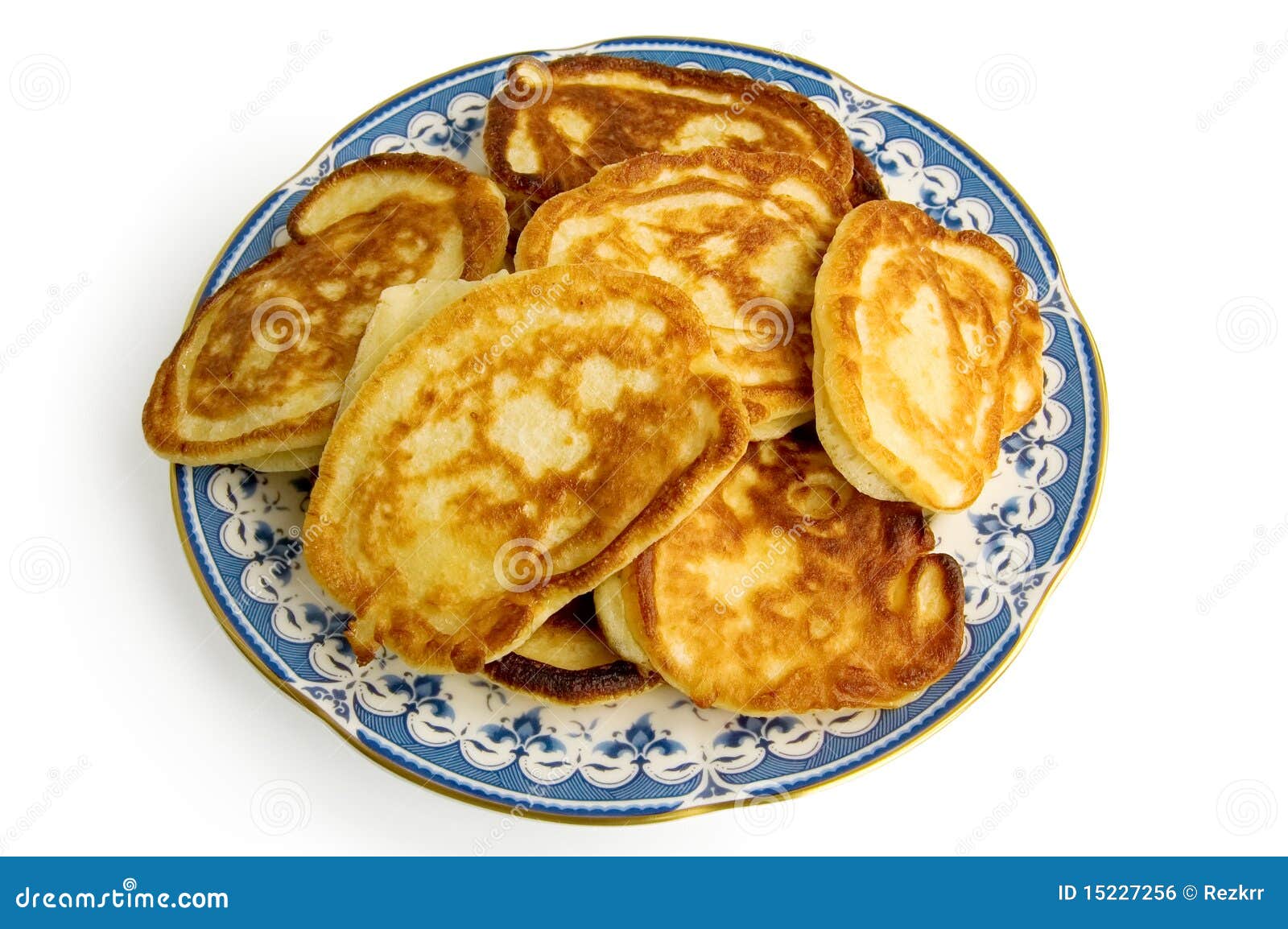 Golden pancakes stock photo. Image of meal, fresh, domestic - 15227256