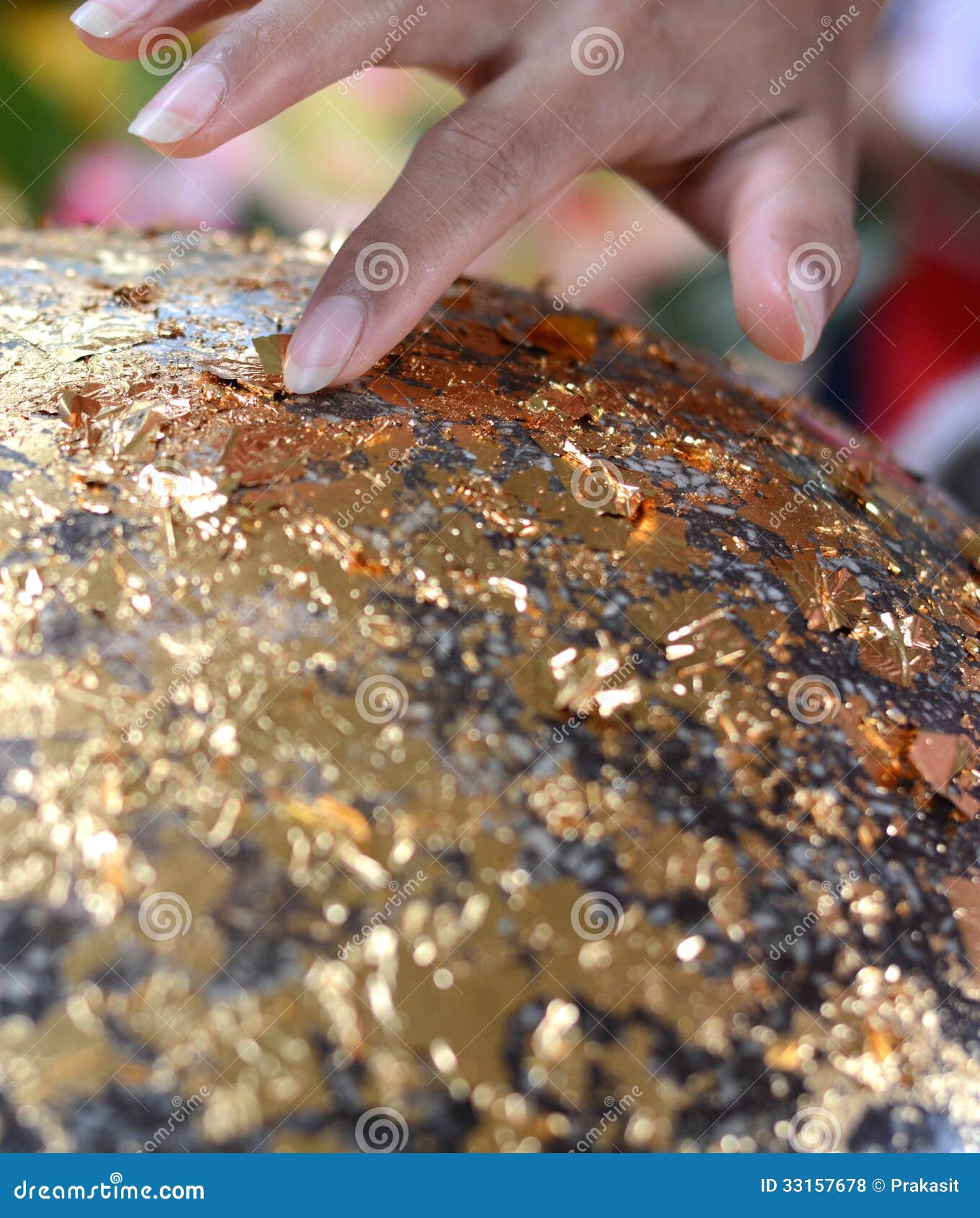 Golden Paper Stick on the Sphere Stock Photo - Image of style, detail ...