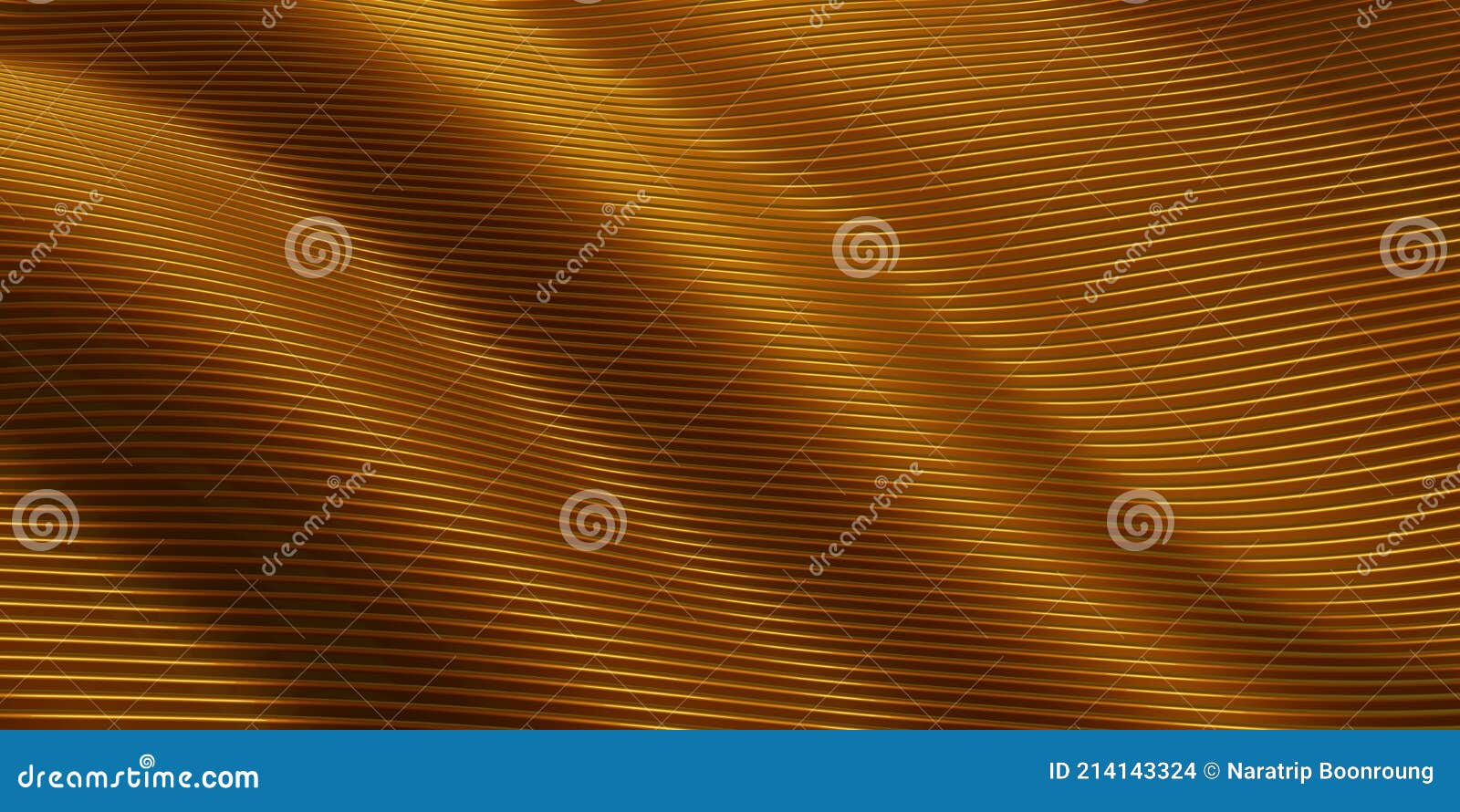 Golden Parallel Lines Distorted Shape Curve Golden Plastic Tube Texture ...