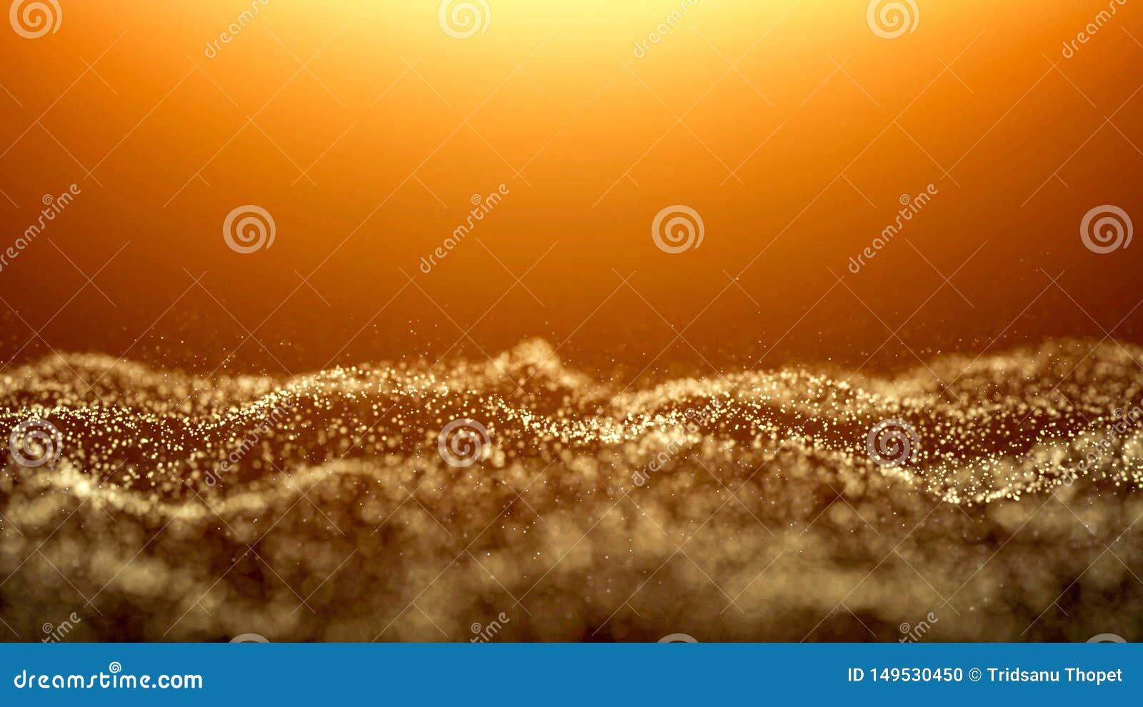 Golden Particle Bokeh with Warm Light Stock Photo - Image of decoration ...