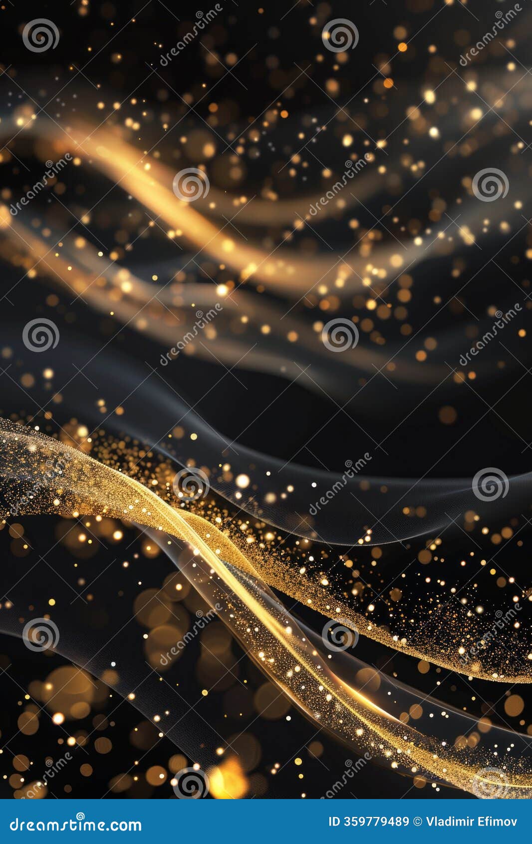 Golden Particles Background Stock Image - Image of fabric, effects ...