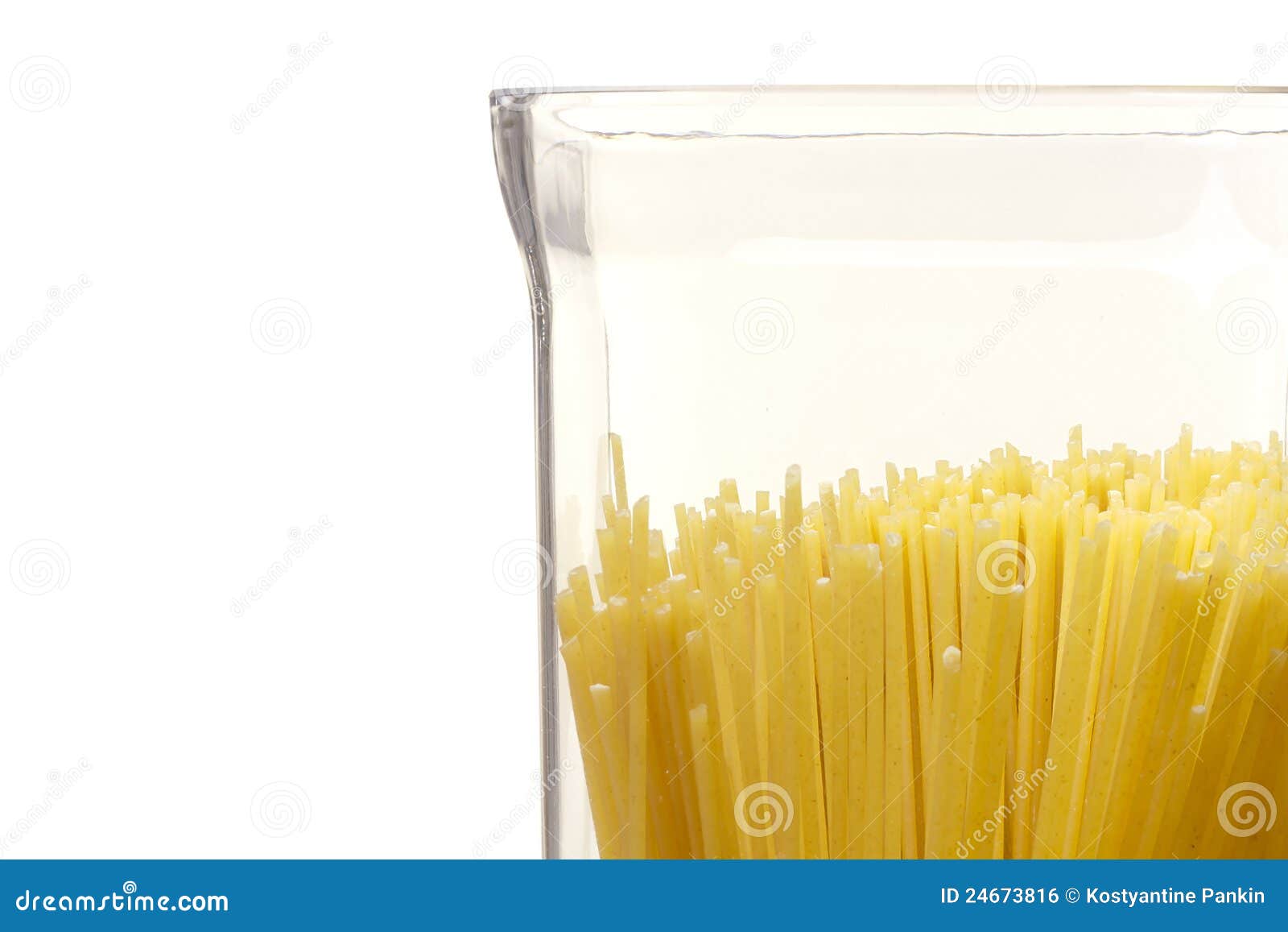 Golden Pasta stock photo. Image of freshness, glass, spaghetti - 24673816