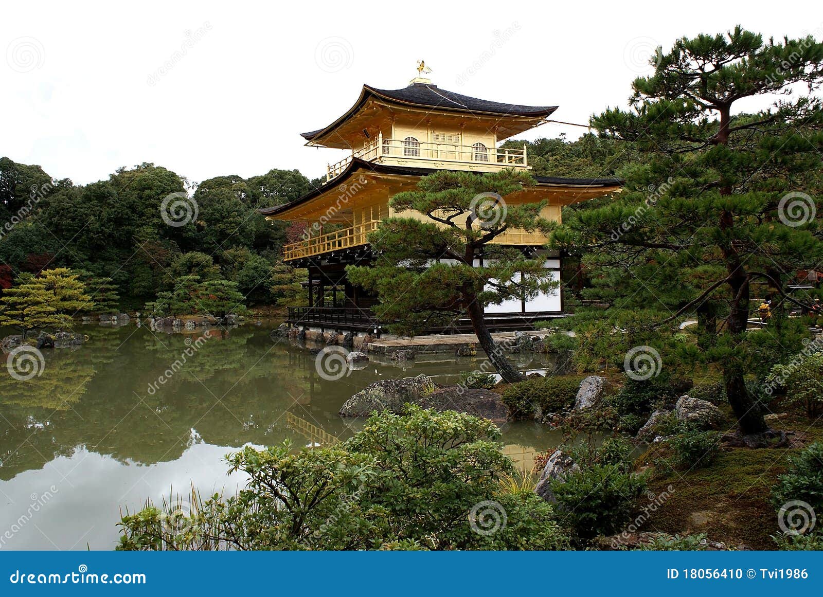 The Golden Pavilion stock photo. Image of gold, traditional - 18056410